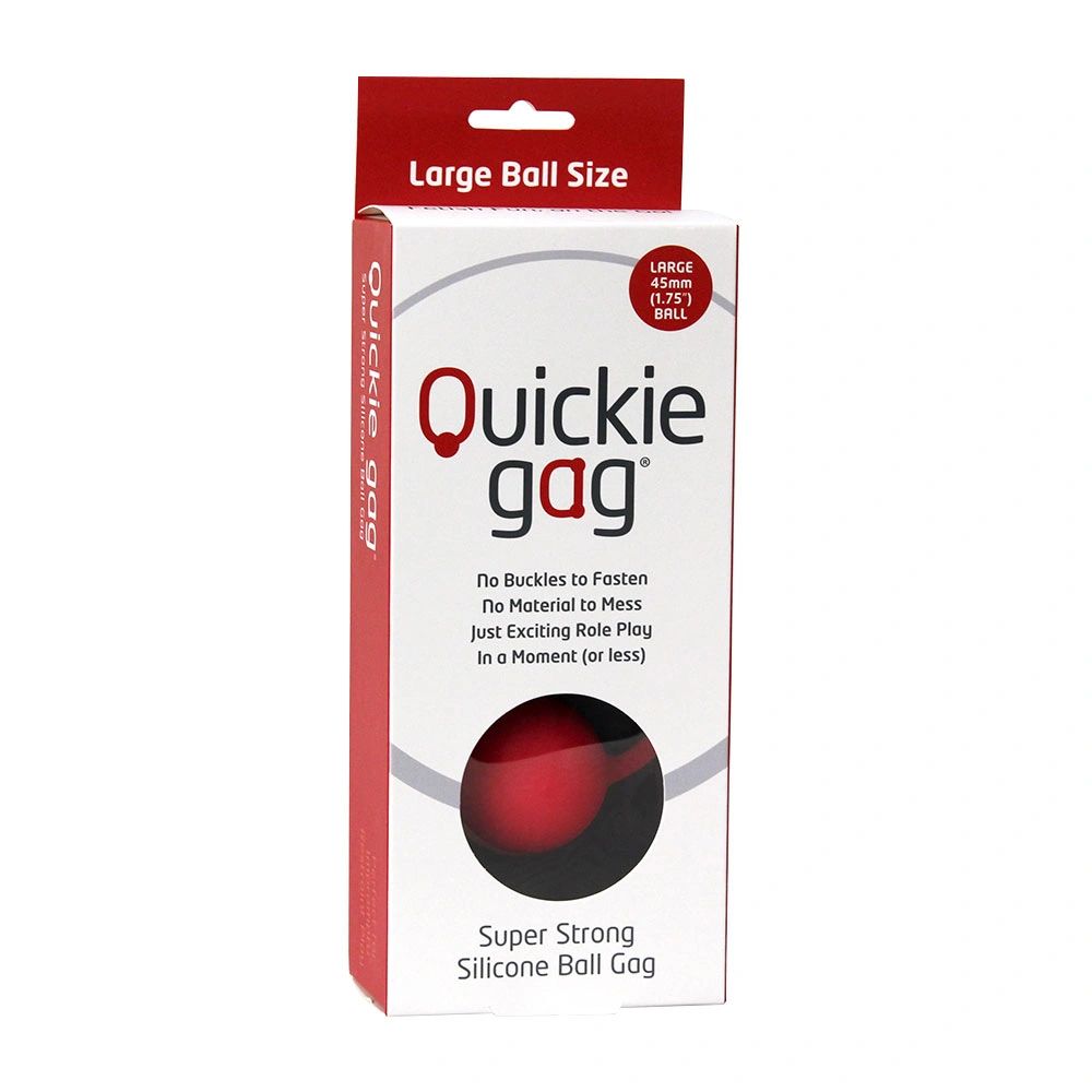 Quickie Ball Gag Large Red